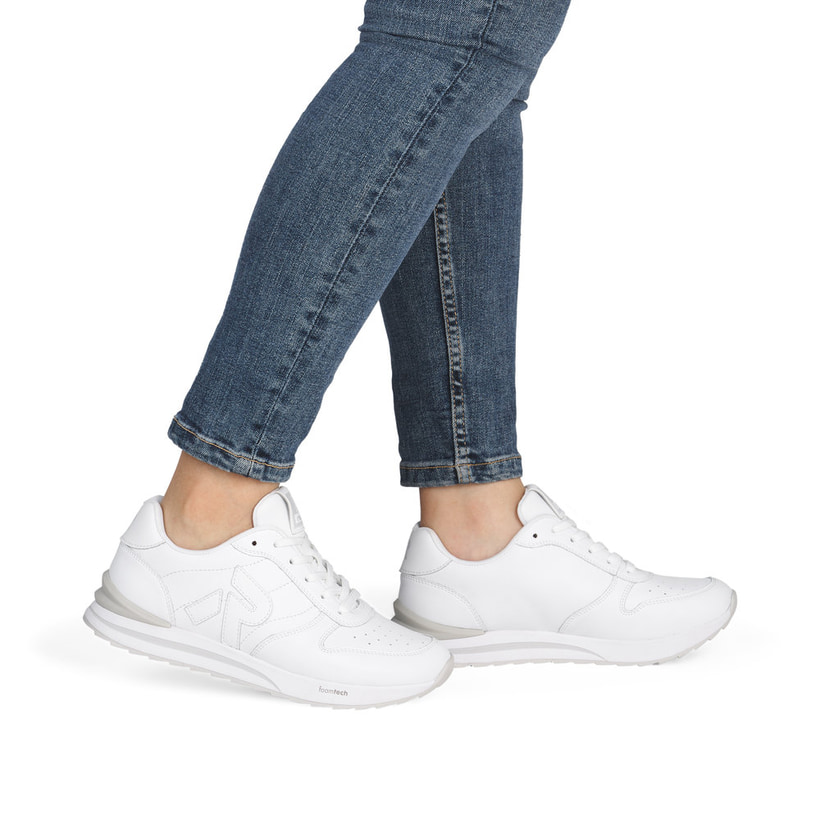 Rieker Damen Sneaker Low weiss W2401-80