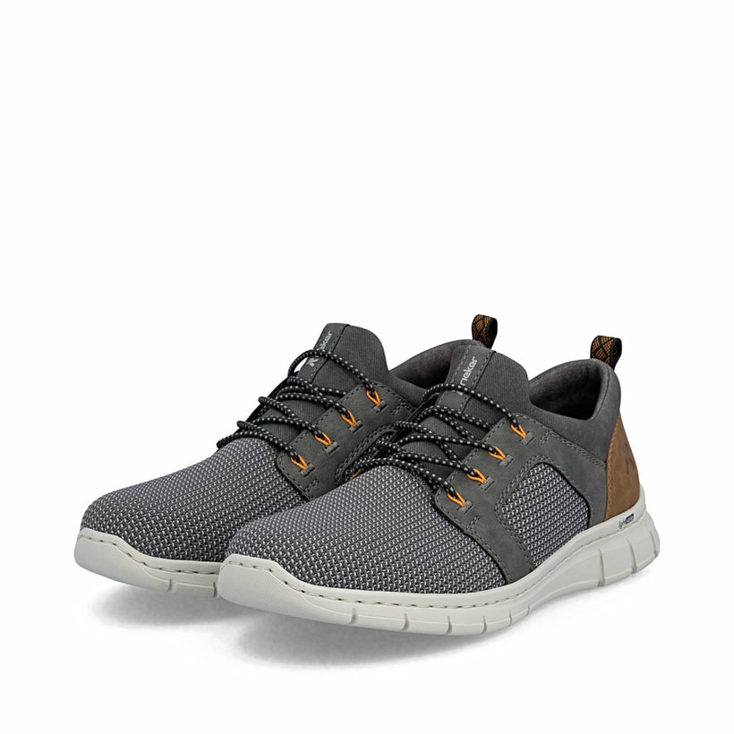 Rieker Herren Slipper grau B7796-42