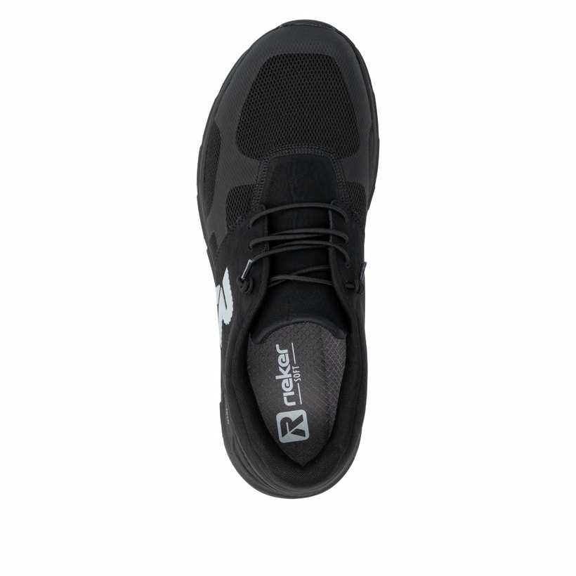 Rieker Herren Sneaker Low schwarz 09100-00