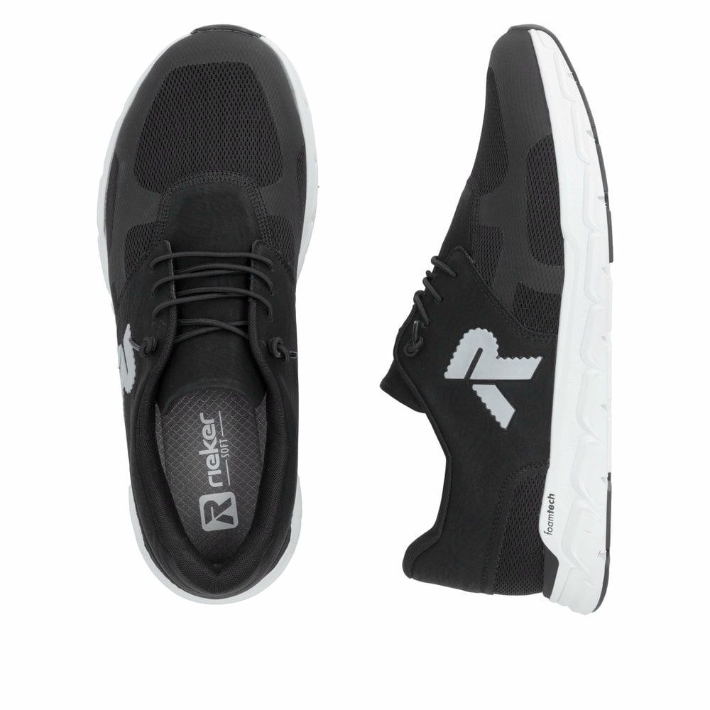Rieker Herren Sneaker Low schwarz 09100-01